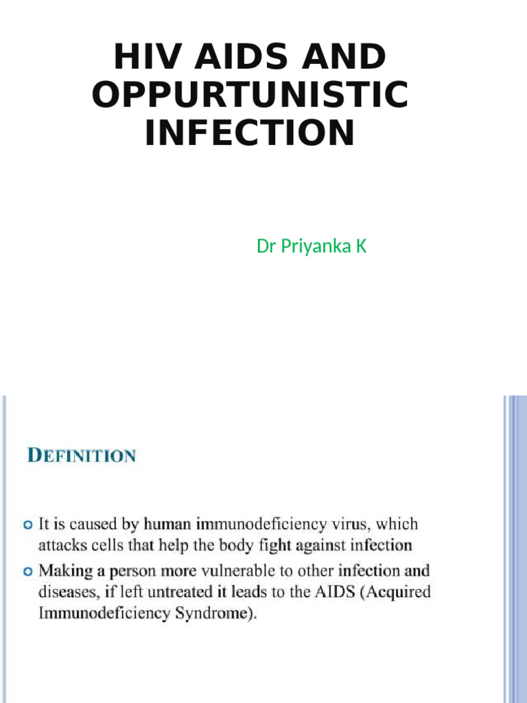 HIV Infection | PDF | Hiv | Management Of Hiv/Aids