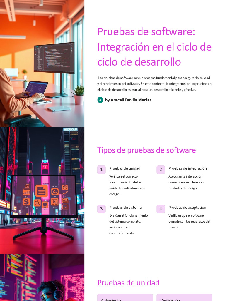 Pruebas de Software en el Desarrollo Eficaz | PDF | Software | Pruebas ...