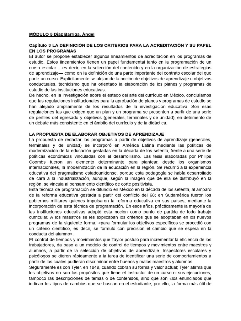 Capitulo 3 Y 5 - MODULO 5 | PDF | Evaluación | Aprendizaje Capitulo 3 Y 5 - MODULO 5 | PDF | Evaluación | Aprendizaje