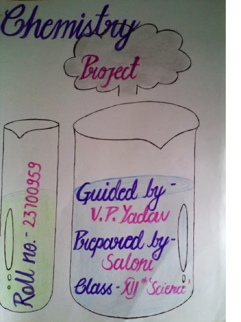 Chemistry 12 Project 2024-25 | PDF | Science & Mathematics