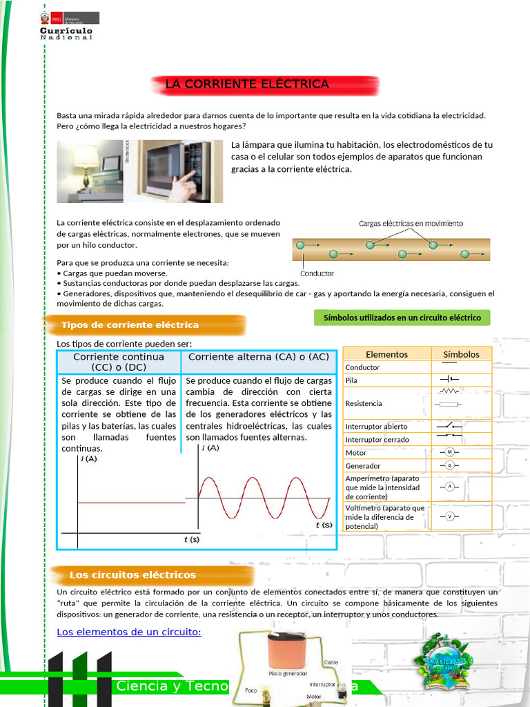 Teor | PDF | Corriente eléctrica | Ingenieria Eléctrica