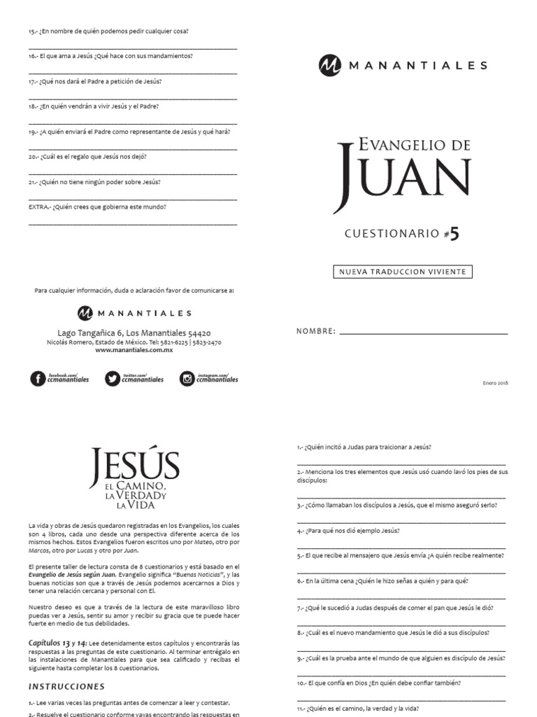 05 JUAN | PDF | Jesús | Juan el apóstol 05 JUAN | PDF | Jesús | Juan el apóstol