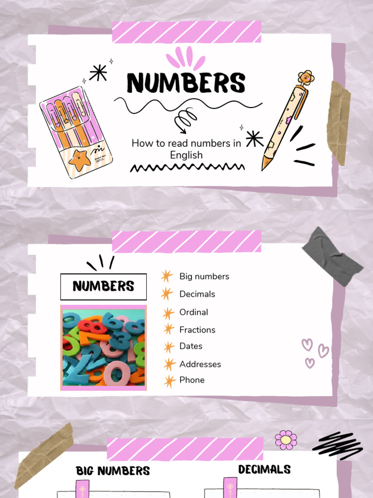 Reading Big Numbers in English | PDF