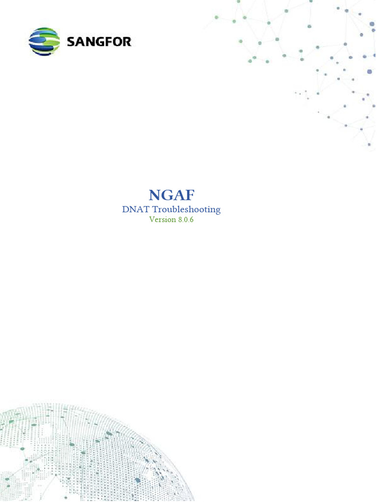 SANGFOR - NGAF - v8.0.6 - DNAT Troubleshooting | PDF | Computers