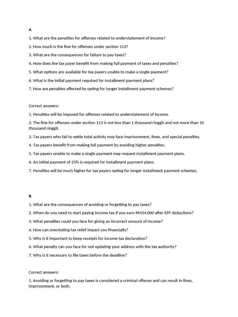 Tutorial Answer Tax Administration | PDF | Finance & Money Management