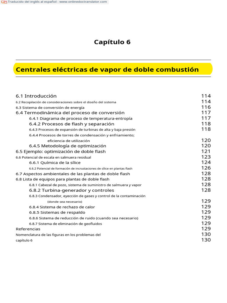 Double Flash Steam Power Plants - En.es | PDF | Vapor | Central eléctrica