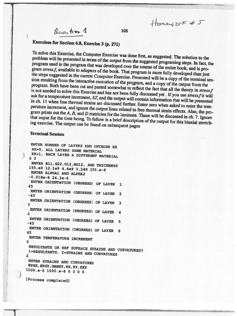 Solutiion For Homework 5 | PDF