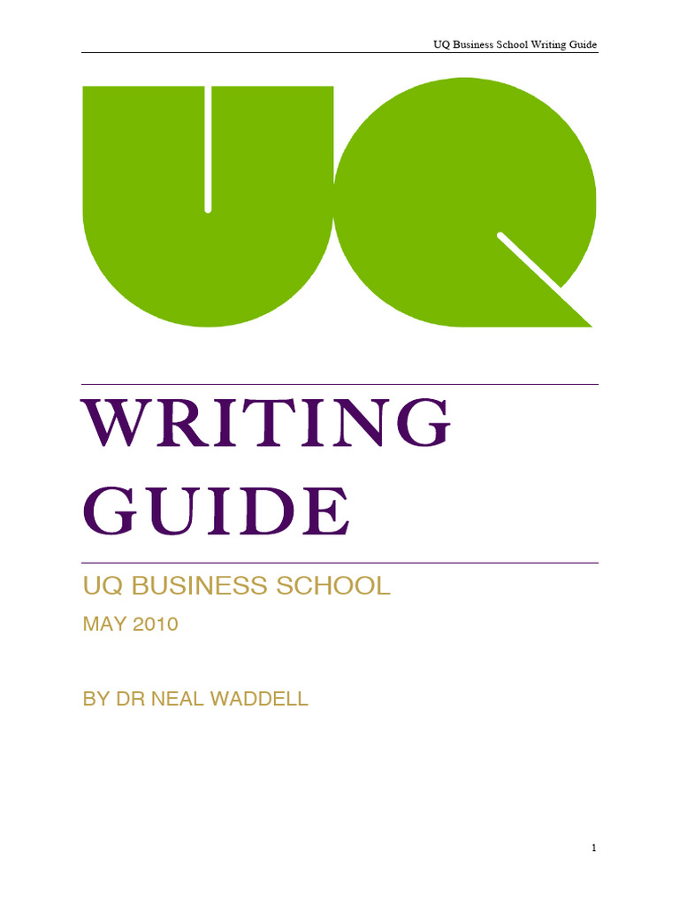 UQ Business Writing Essentials | PDF | Essays | Deferred Tax