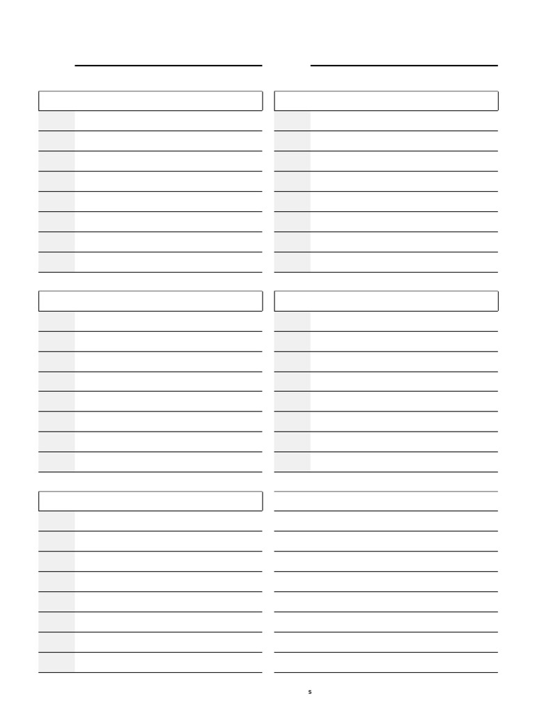 Printable Blank Lesson Plan | PDF