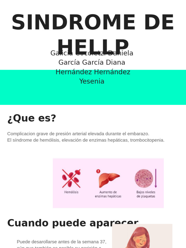 SINDROME DE HELLP - PPTX - 20241015 - 174024 - 0000 | PDF | Salud y bienestar