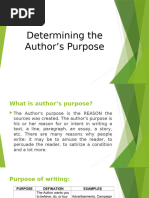 Analyzing Central Idea & Author's Purpose | PDF | Information | Human ...