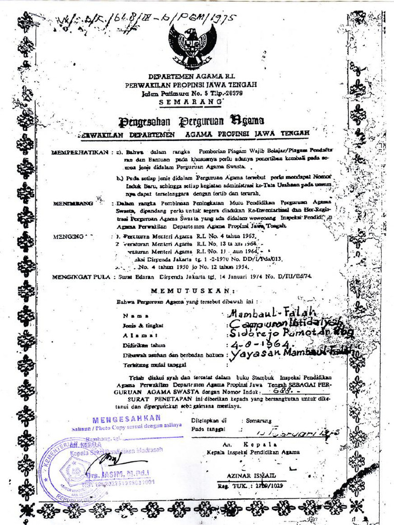 Ijop Mi Legalisir Kemenag | PDF