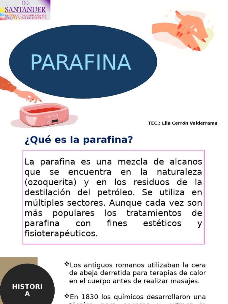 PARAFINA | PDF | Medicina CLINICA