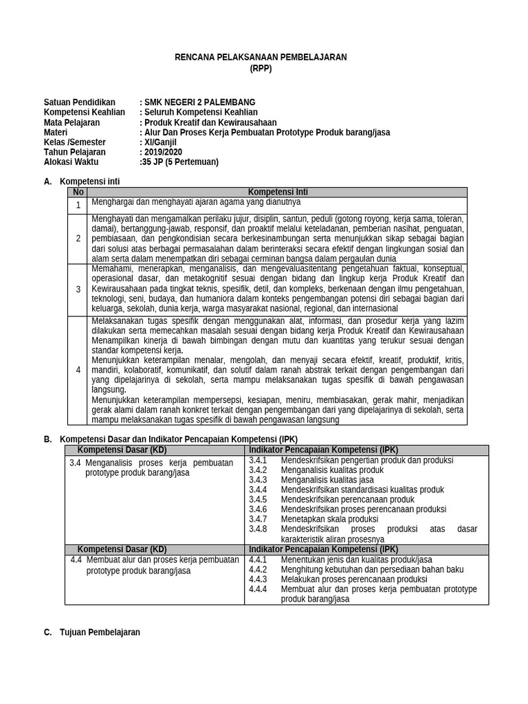 RPP 5 PKK | PDF | Seni | Komputer