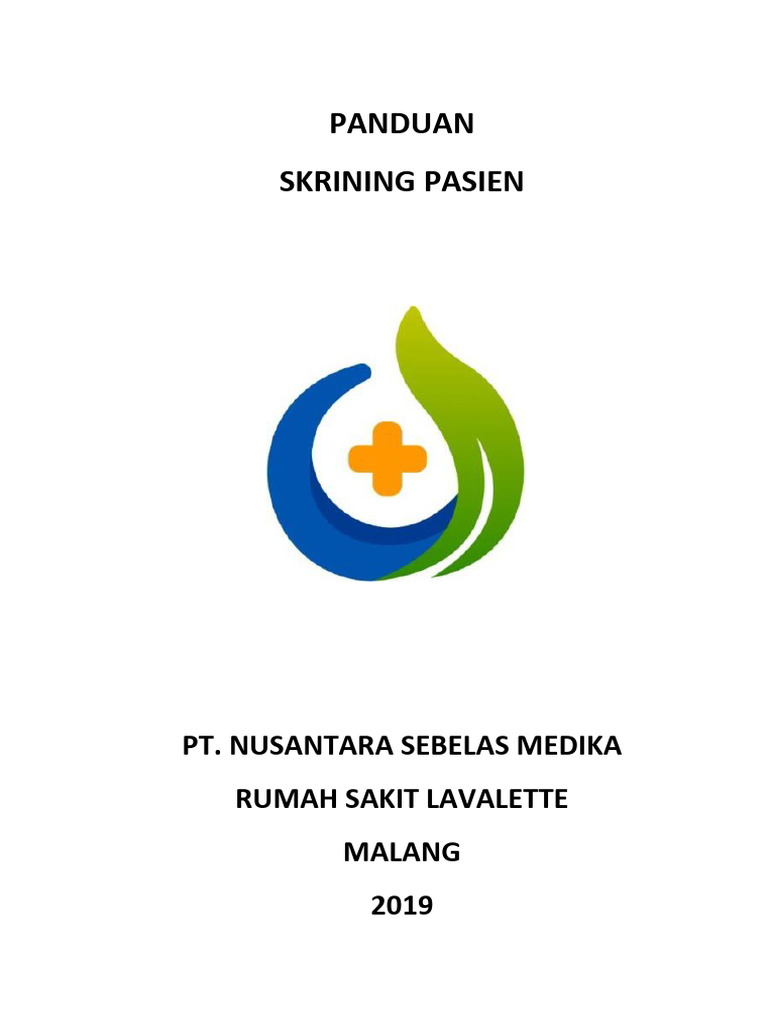 Panduan Skrining Pasien | PDF