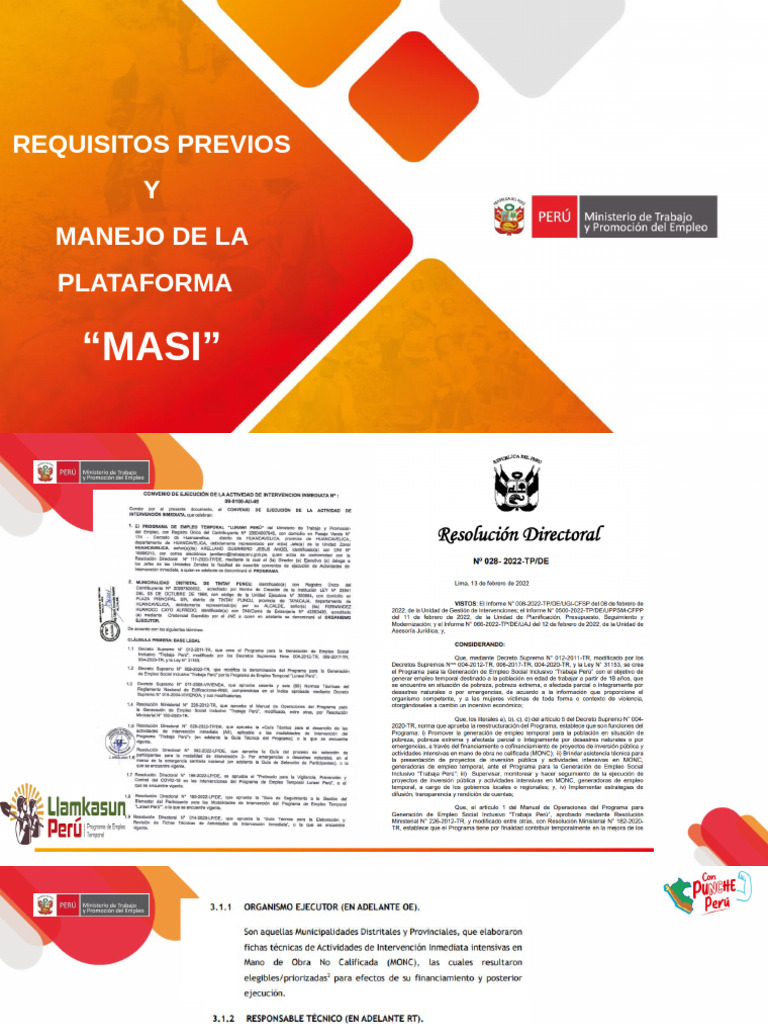 Plataforma Masi y Requisitos Previos | PDF | Software | Informática
