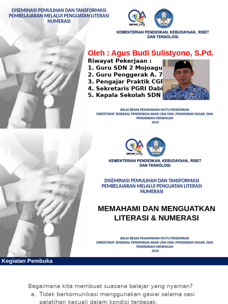 5.memahami Dan Menguatkan Literasi Dan Numerasi (Copy) | PDF