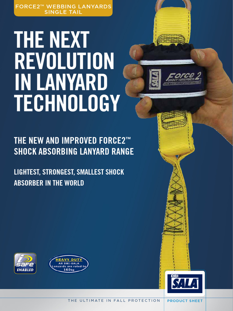 FORCE2 Single Tail Webbing Lanyards Information | PDF
