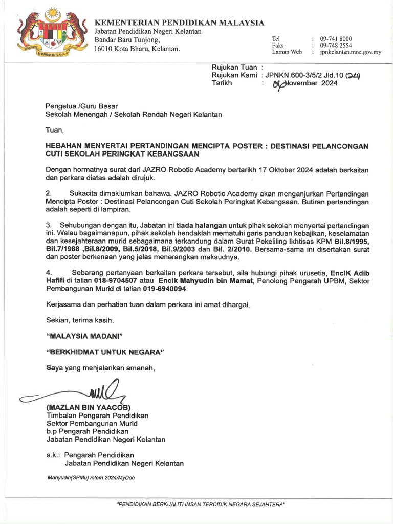 Hebahan Poster Jazro | PDF