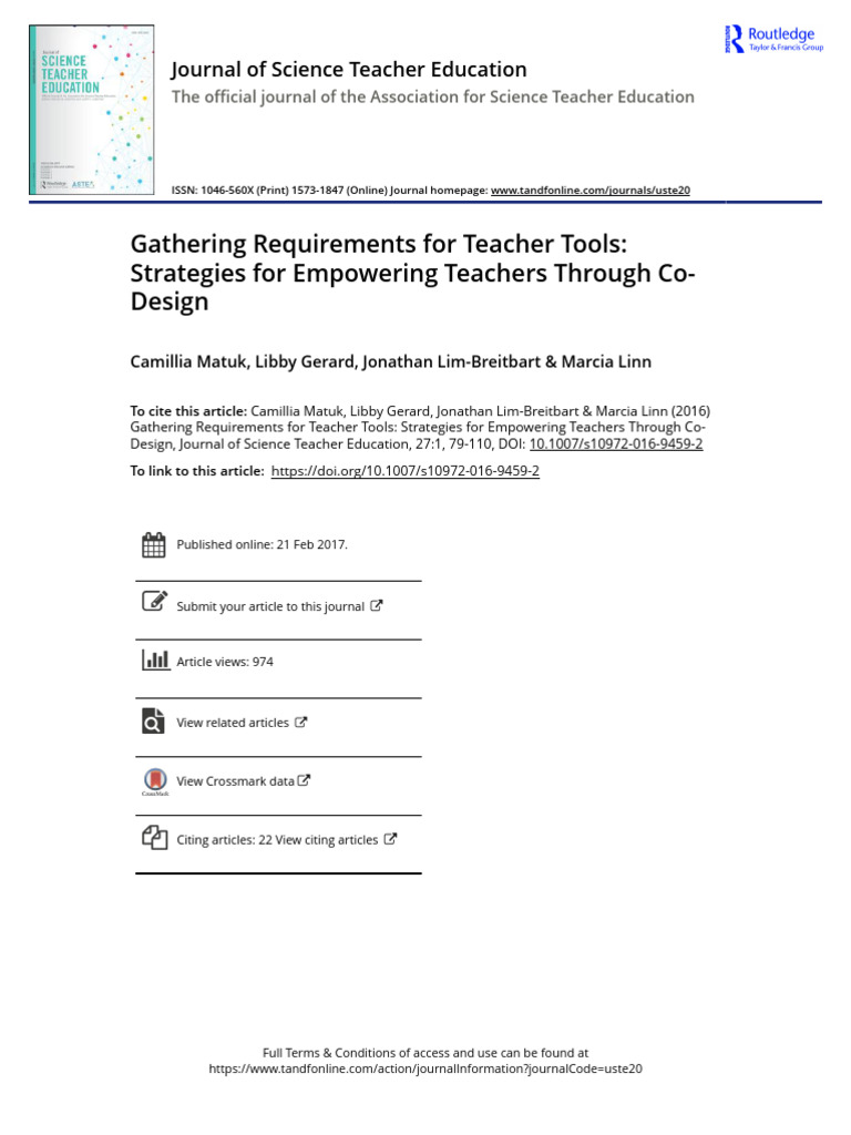 Gathering Requirements For Teacher Tools Strategies For Empowering ...