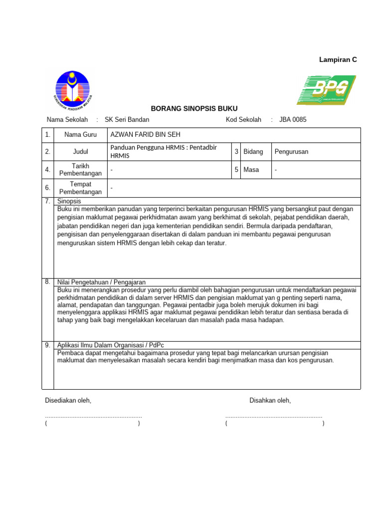 Panduan Pengguna HRMIS Pentadbir HRMIS | PDF Panduan Pengguna HRMIS Pentadbir HRMIS | PDF