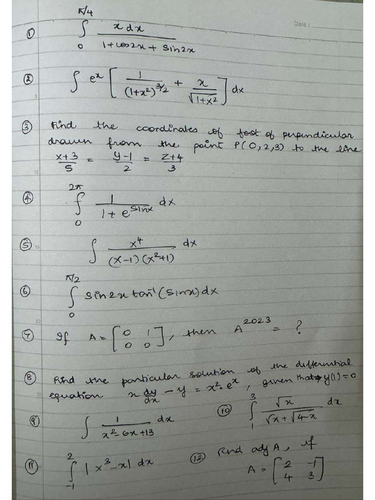 November Class 12th Day 6 Secret Assignment | PDF