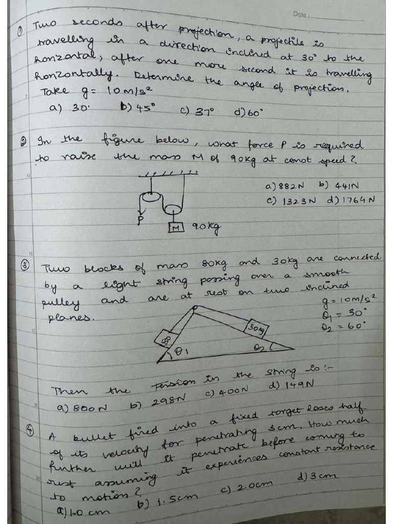 November Class 11th Day 6 Secret Assignment | PDF