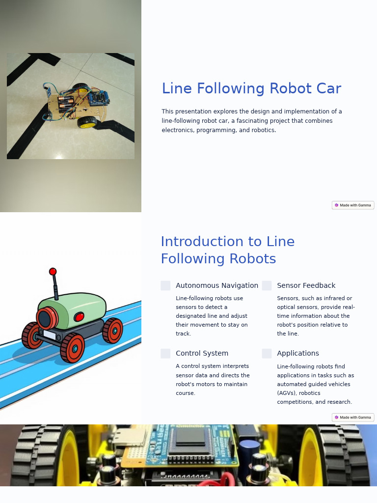 Line Following Robot Car Design Guide | PDF | Robot | Robotics