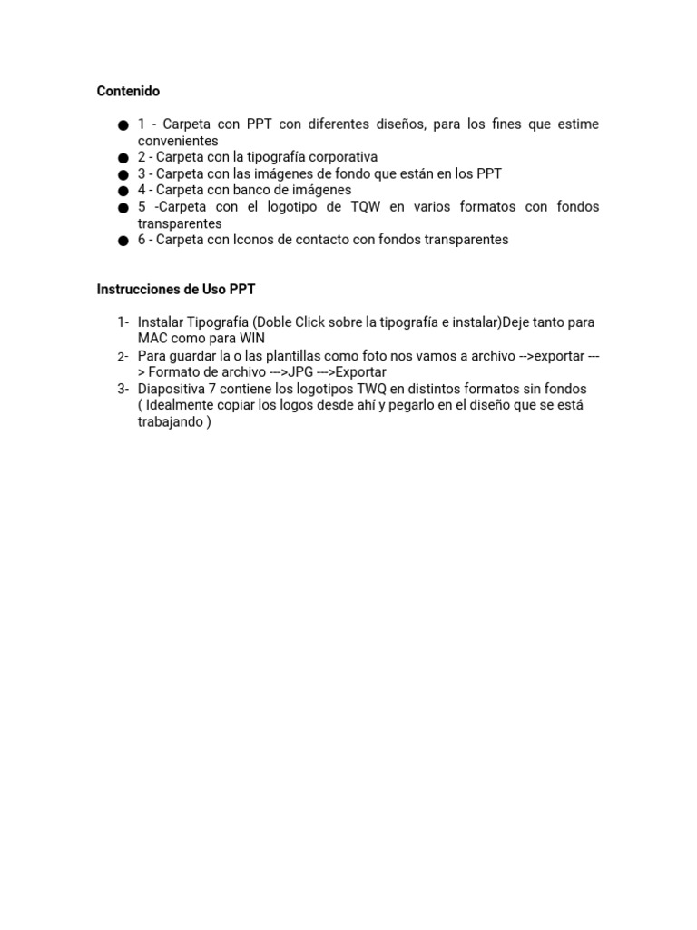 Instructivo de Uso | PDF