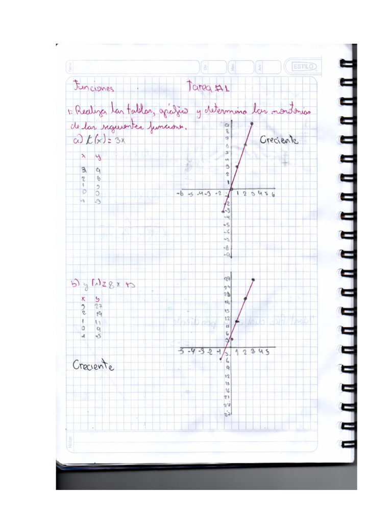 Matematicas Tarea 1 | PDF