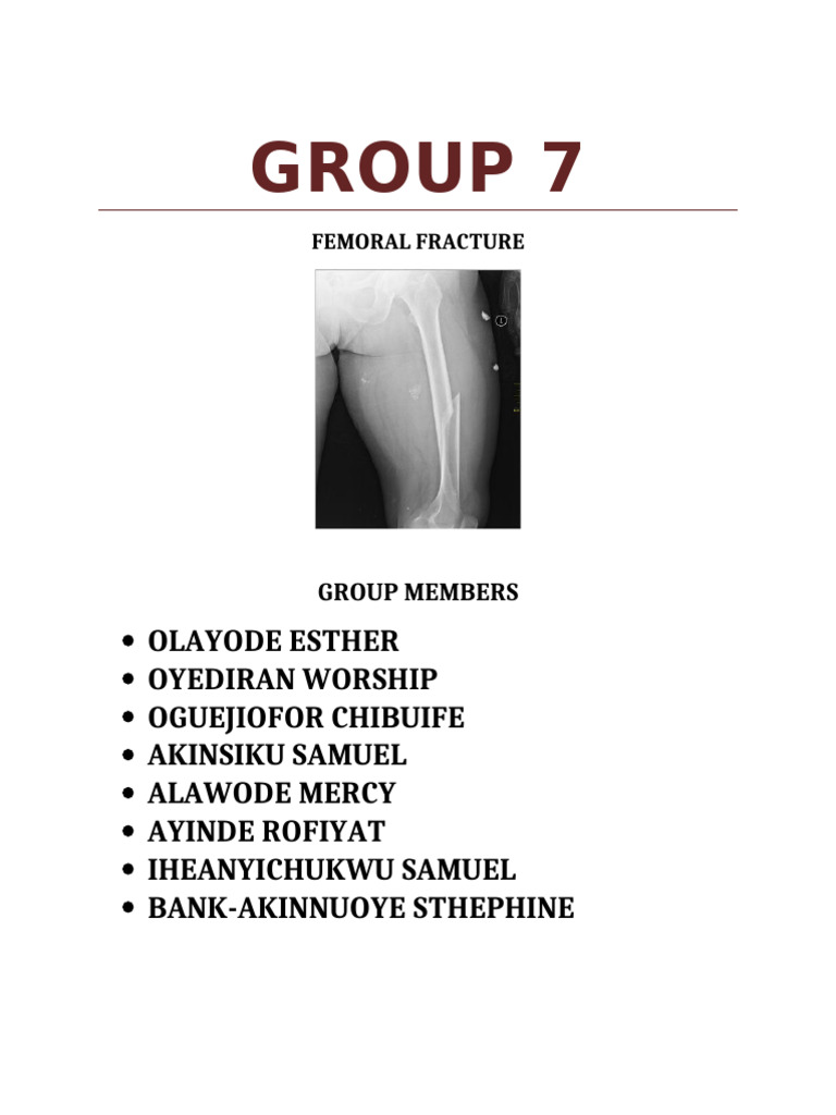 Group 7 Presentation (Recovered) | PDF | Hip | Human Leg