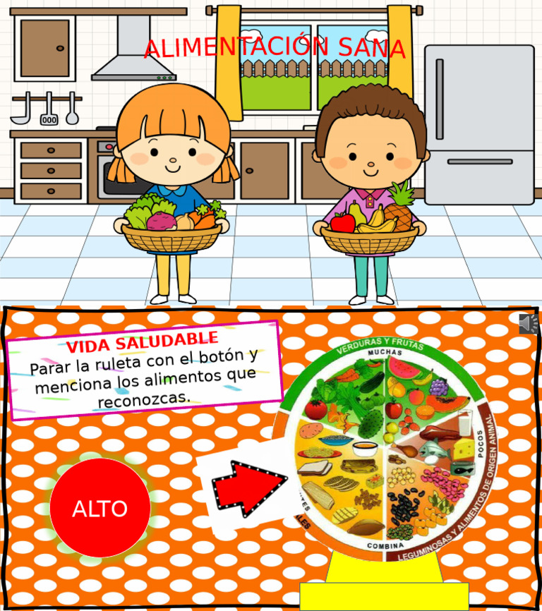 ruleta de alimentación saludable | PDF