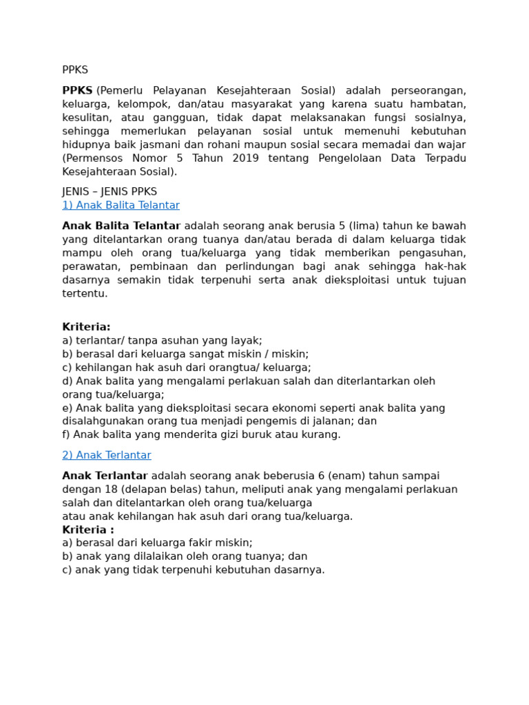 PPKS 2024 | PDF | Kesehatan Holistik