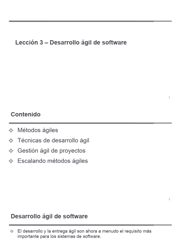 Desarrollo Agil de Software | PDF | Software | Scrum (desarrollo de ...