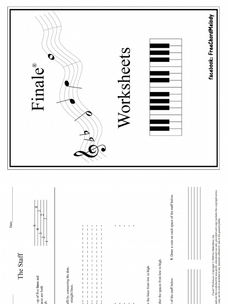 Finale Worksheet | PDF