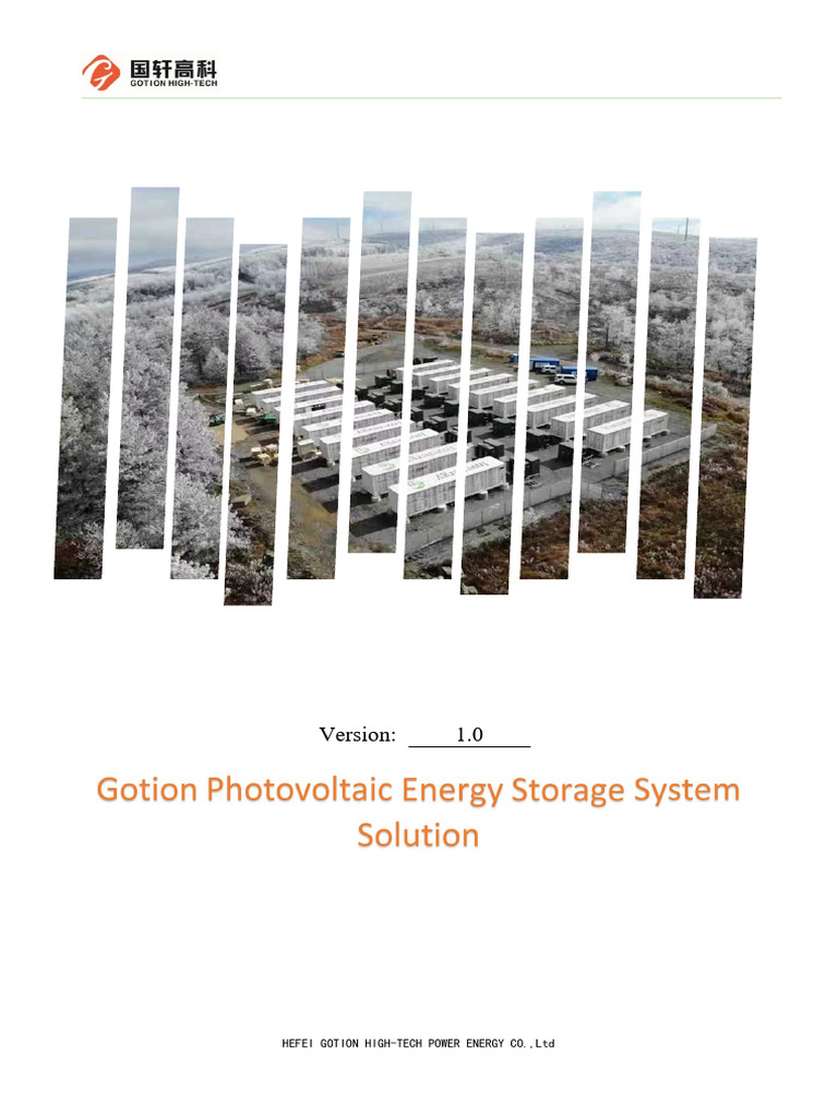 Gotion ESS Solution Specifications (2.7MWh 2021 Design) | PDF | Direct ...
