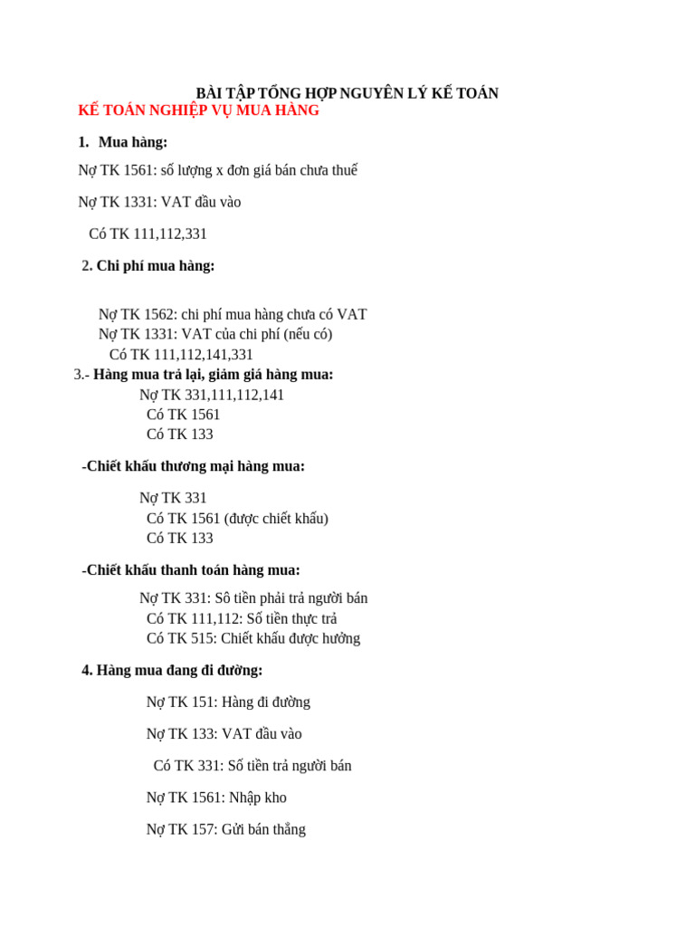 Bà tập ôn nlkt-tc | PDF