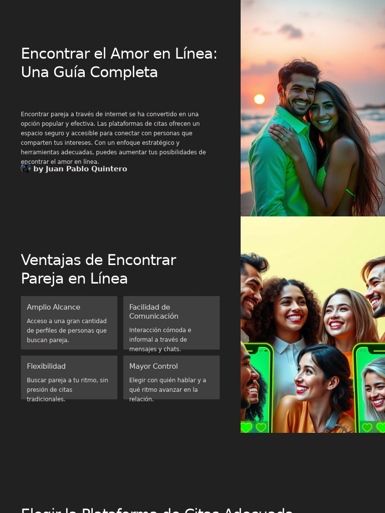 Encontrar El Amor en Linea Una Guia Completa | PDF | Amor