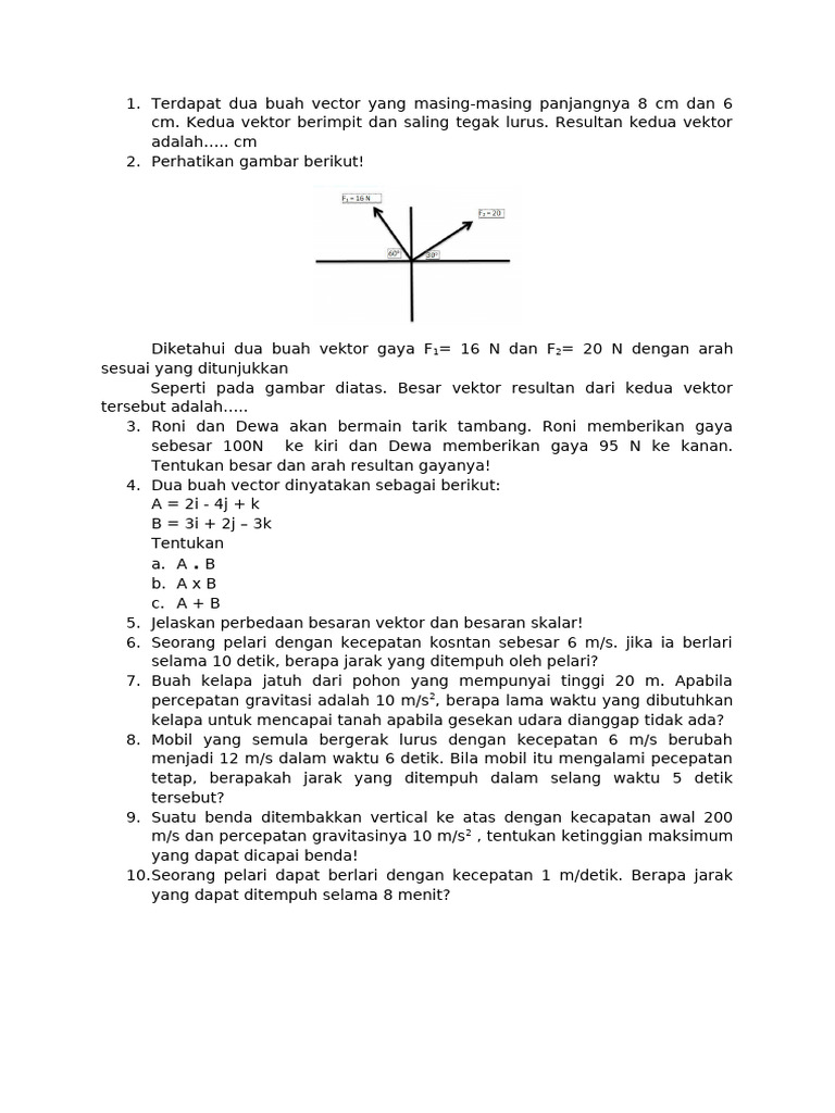 Soal Fisika Kelas XI | PDF