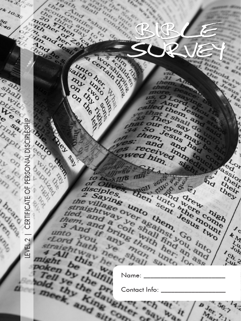 Ess Bible Survey | PDF | Book Of Genesis | Jacob