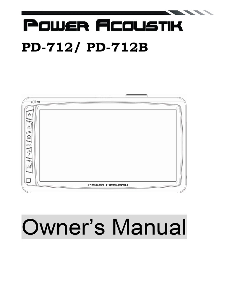 Pd712bt Manual | PDF | Telephone | Loudspeaker
