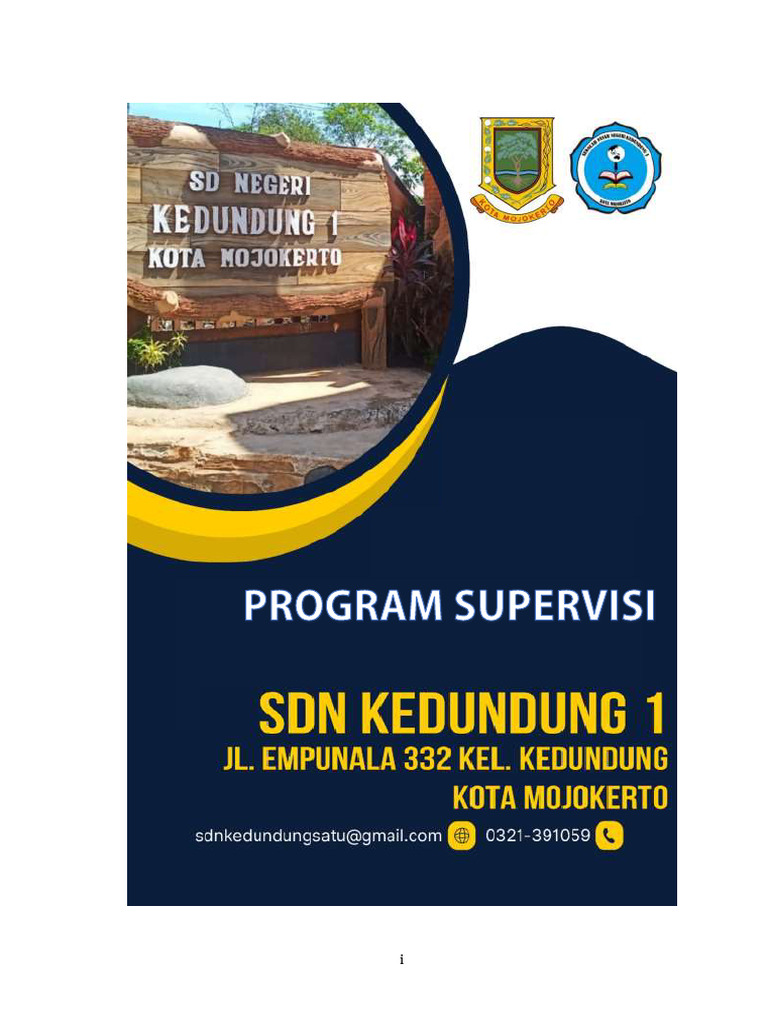 Program Supervisi 2024-2025 SDN Kedundung 1 | PDF