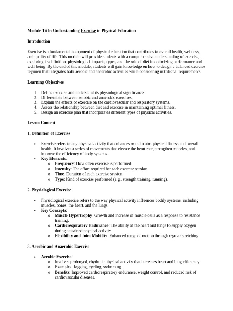 Pe 11 | PDF | Aerobic Exercise | Strength Training