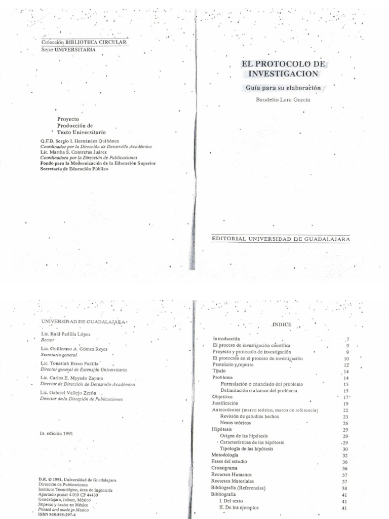 El Protocolo de Investigación CLASE | PDF