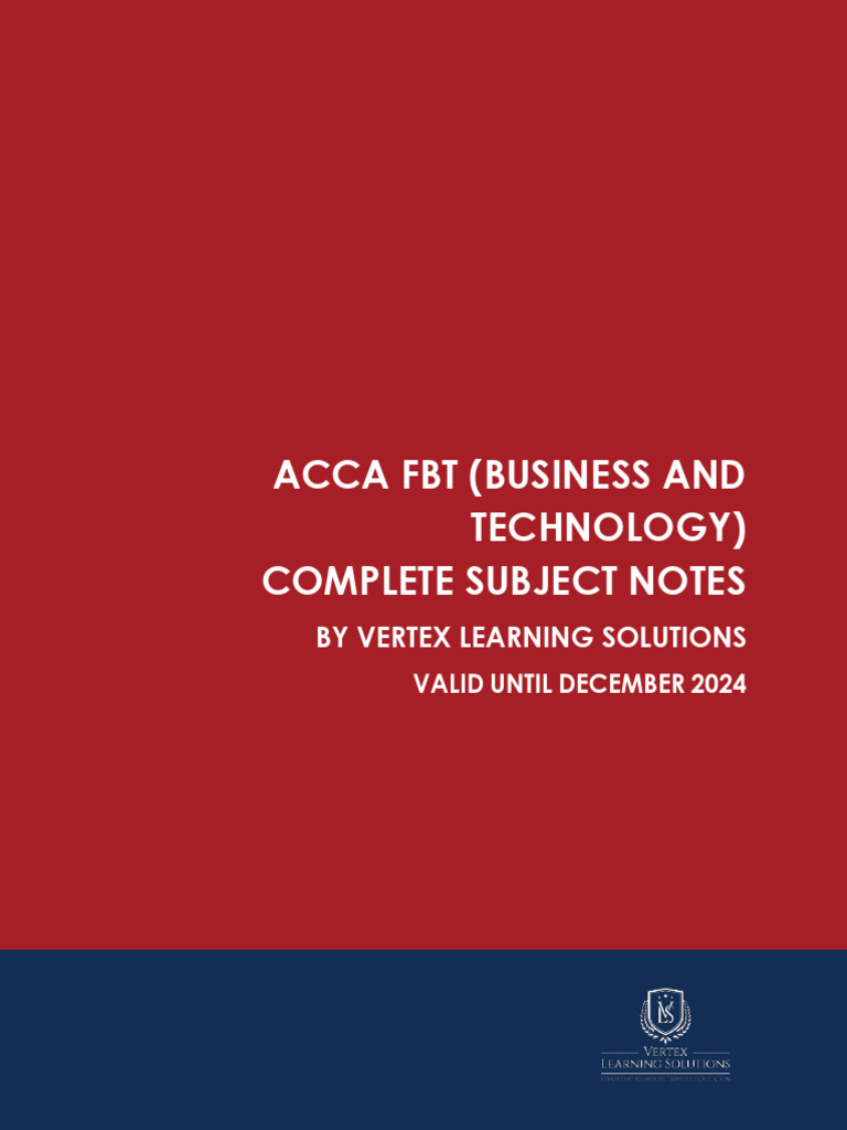 F1 SampleNotesDecember2024 | PDF | Outsourcing | Swot Analysis