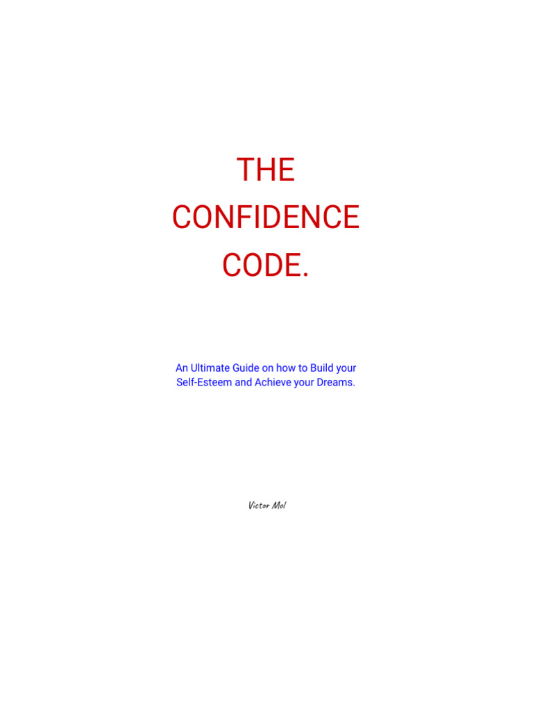 The Confidence Code | PDF | Behavioural Sciences | Psychological Concepts
