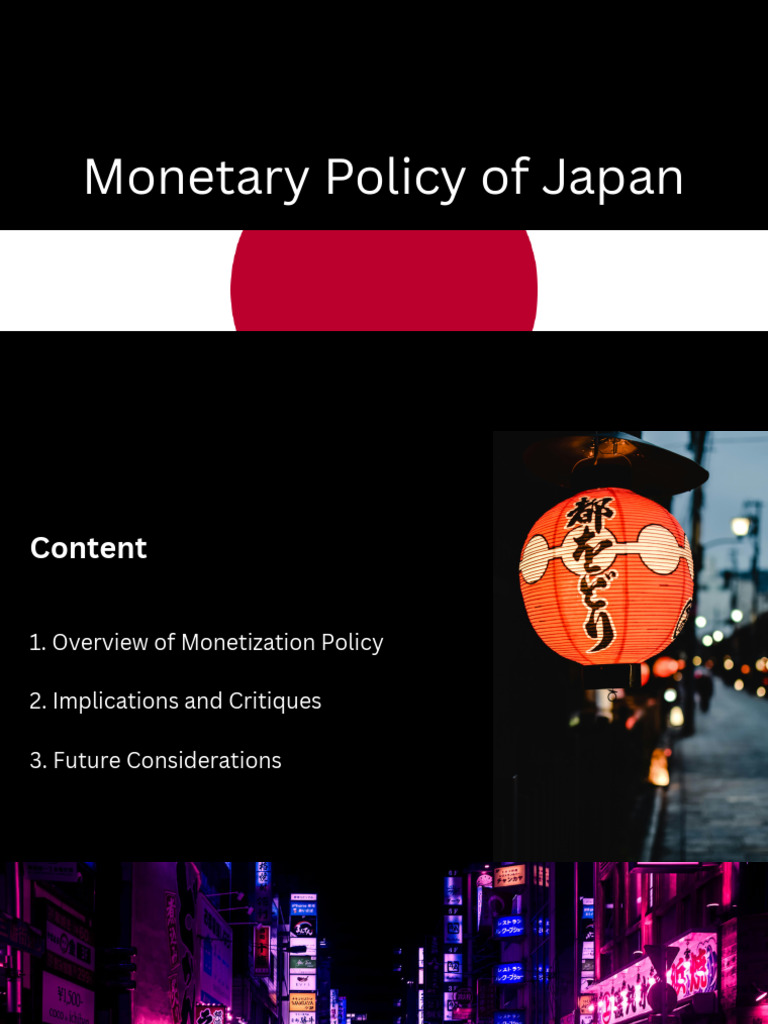 Japan's Monetary Policy Evolution | PDF | Monetary Policy | Bank Of Japan