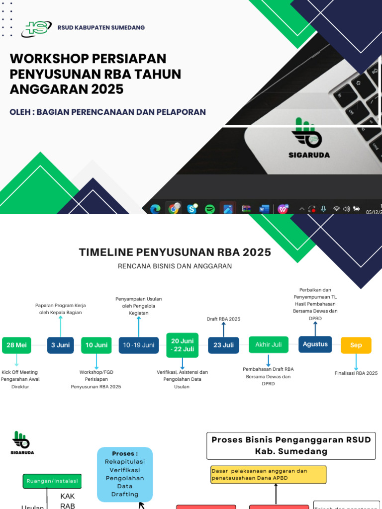 Workshop Penyusunan RBA 2025 | PDF | Bisnis | Teknologi & Rekayasa