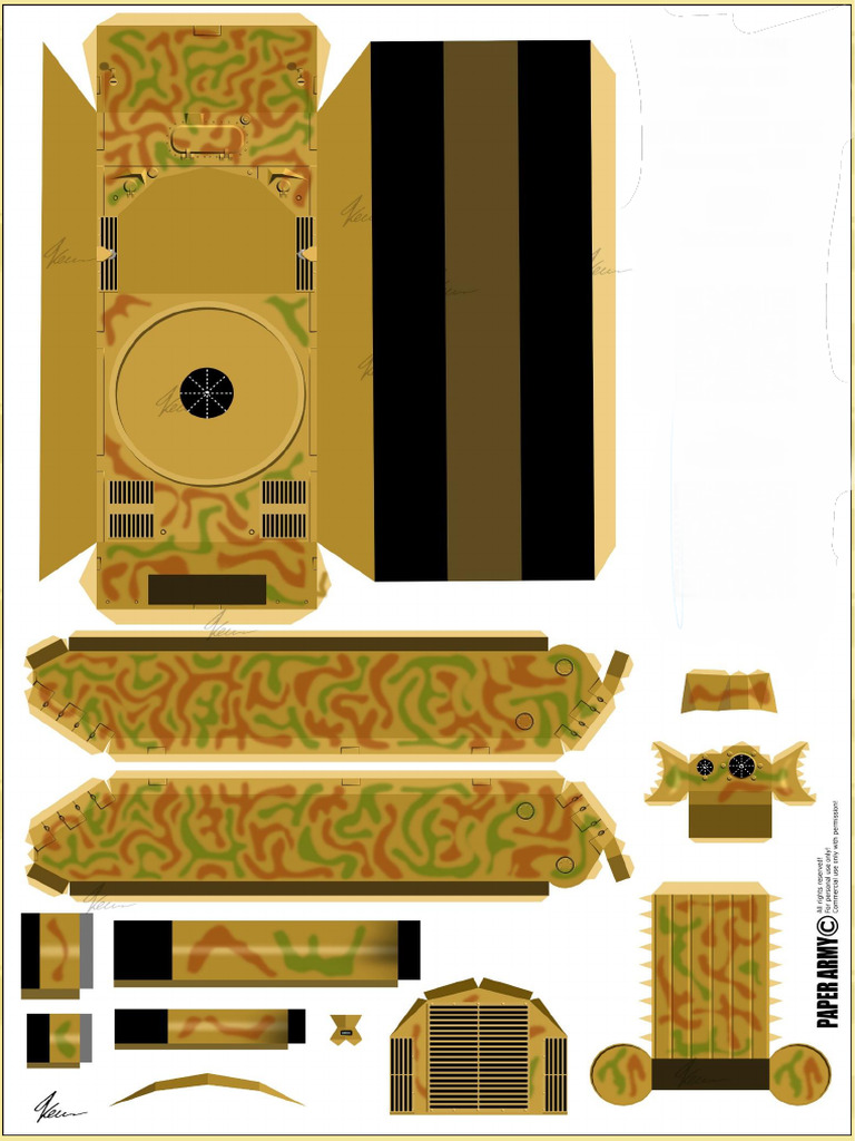 Paper Tank Maus PDF | PDF