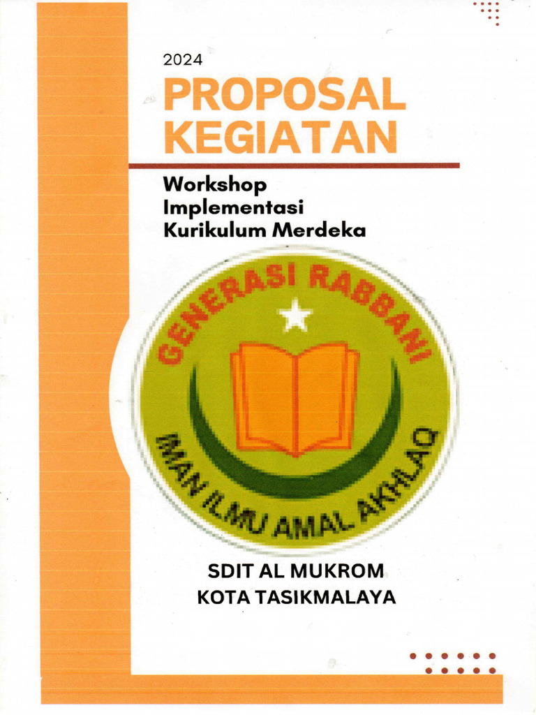 Proposal Workshop Ikm | PDF